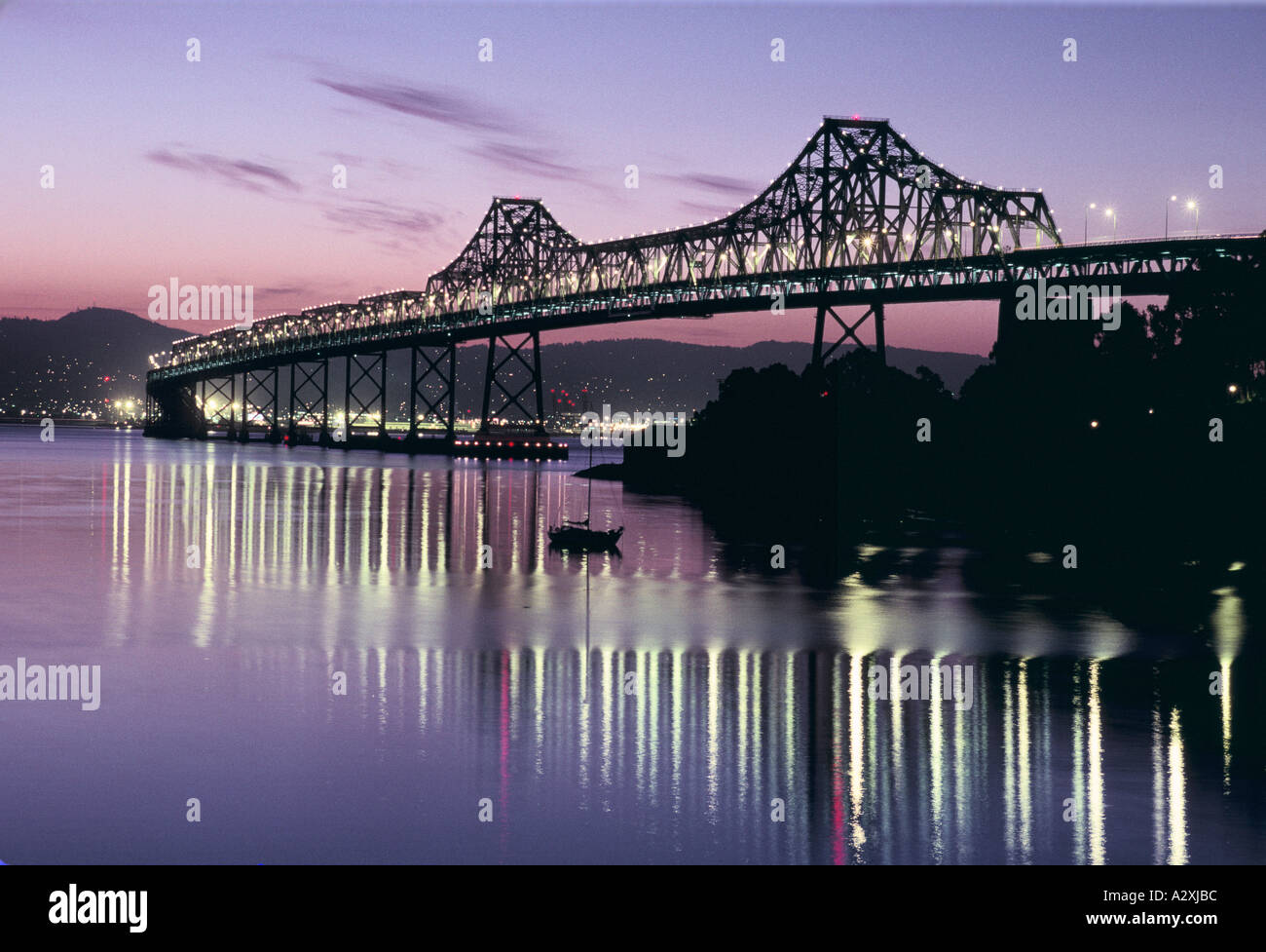 san francisco oakland bridge Stock Photo - Alamy