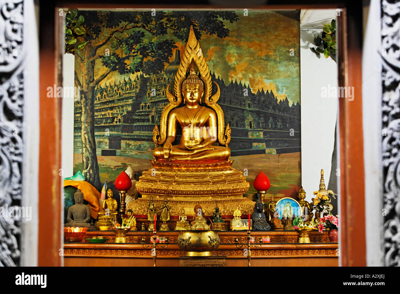 Buddhist monastery "Brahma Vihara-Arama", Bali, Indonesia Stock Photo ...