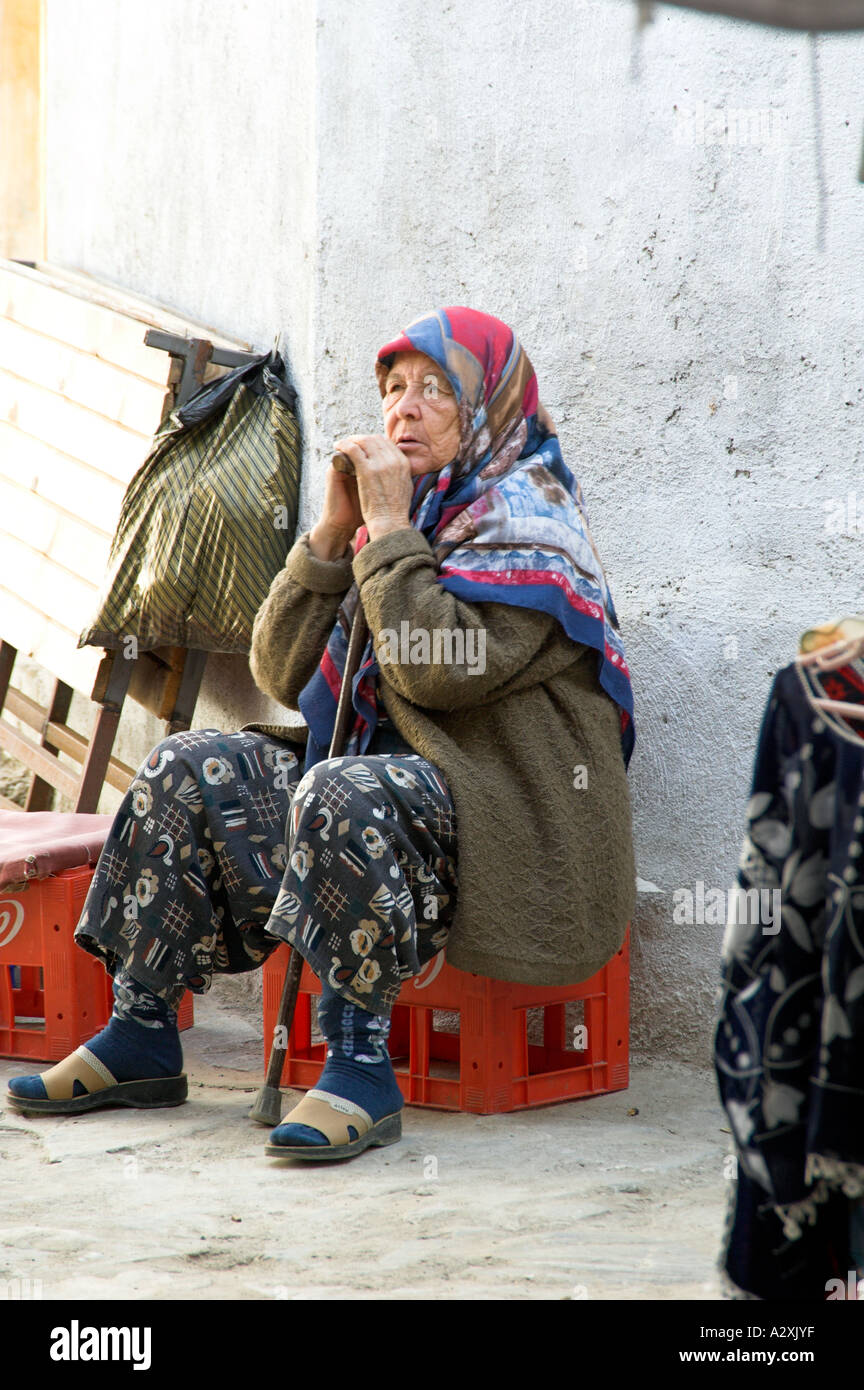 Elderly turkish village woman hi-res stock photography and images - Alamy