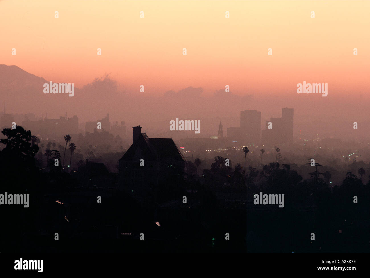 Los Angeles Sunset Smog