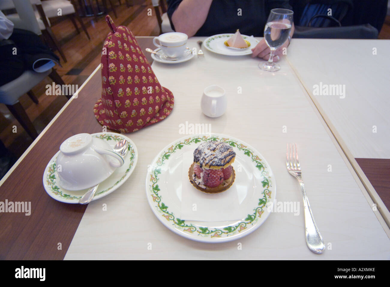 Tokyo Japan Afternoon tea cream cake Stock Photo - Alamy