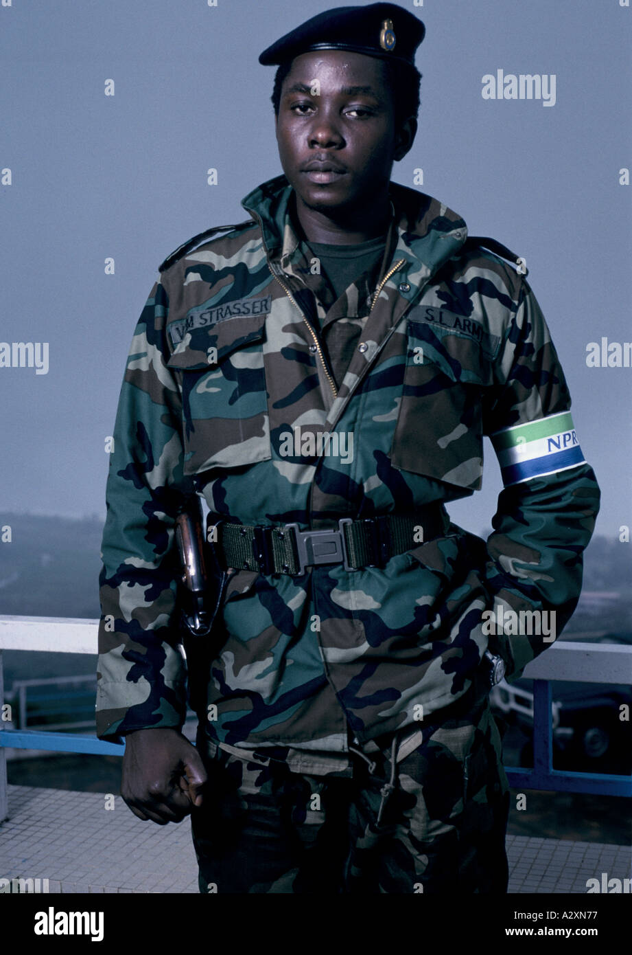 Captain Valentine Strasser, 27, Leader of the Provisional Ruling ...