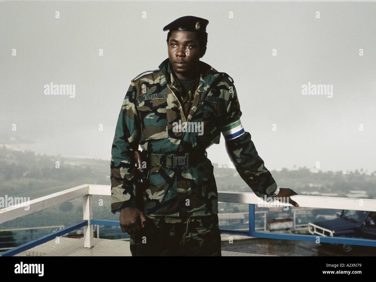 Captain Valentine Strasser, 27, Leader of the Provisional Ruling ...