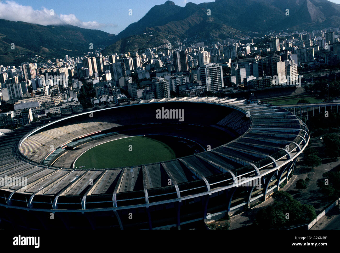rio de janeiro the maracana football stadium the largest soccer ground ...