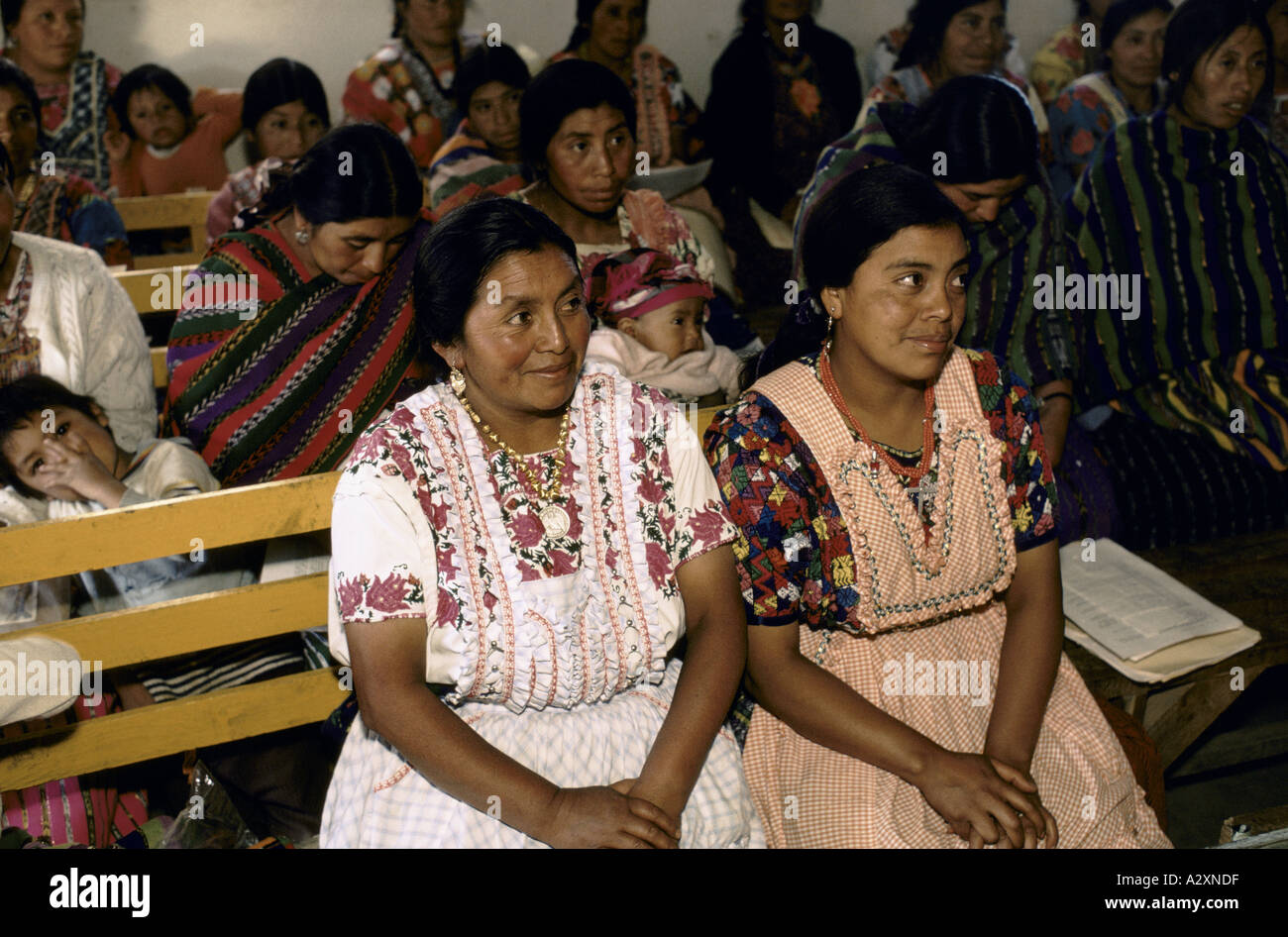 catholic women attend a catechism class in guatemala Stock Photo - Alamy