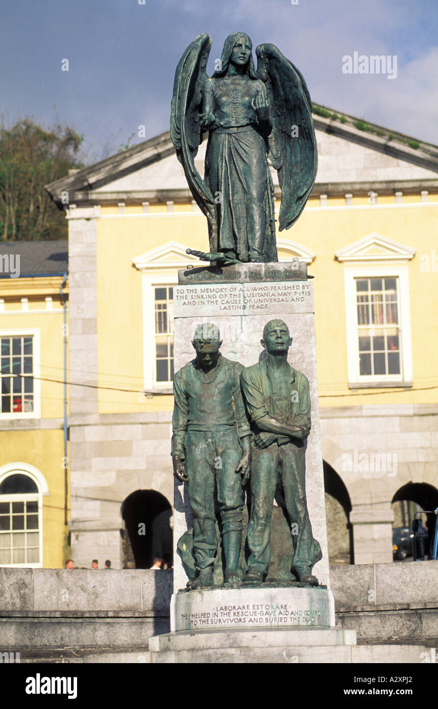 IRELAND COBH COUNTY CORK Monument to Lusitania Stock Photo - Alamy