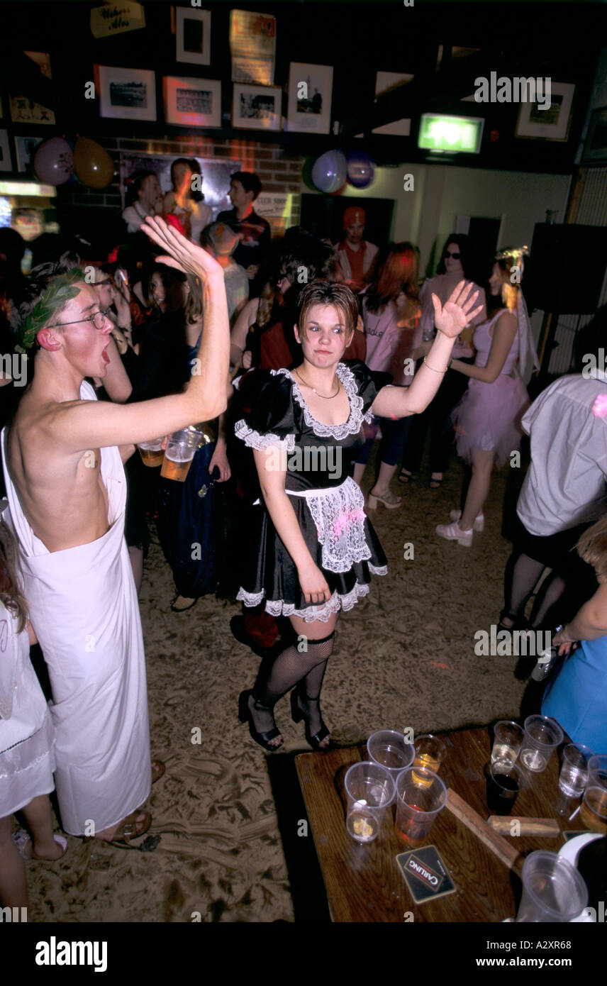 fancy dress 18th birthday ampthill bedfordshire Stock Photo - Alamy