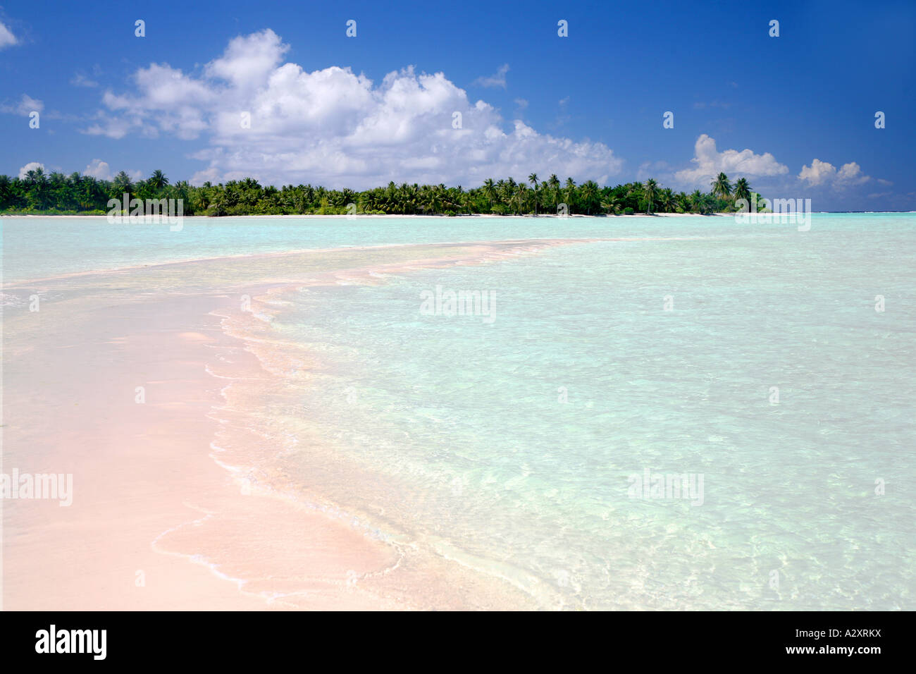 Maupiti Island motu and lagoon French Polynesia Pacific society islands ...