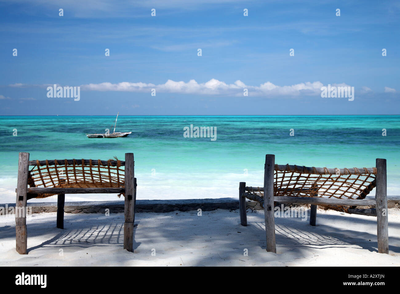 Indian ocean from Zanzibar Tanzania Africa Stock Photo - Alamy