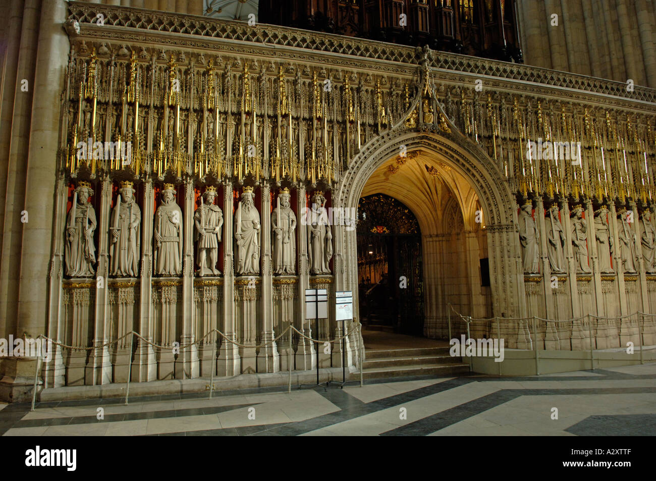 The quire in York Minster, York, North Yorkshire, England, UK Stock ...