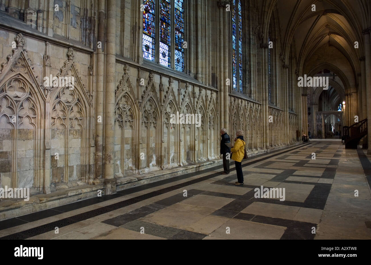 Interior of York Cathedral, York, Yorkshire, England, UK Stock Photo ...