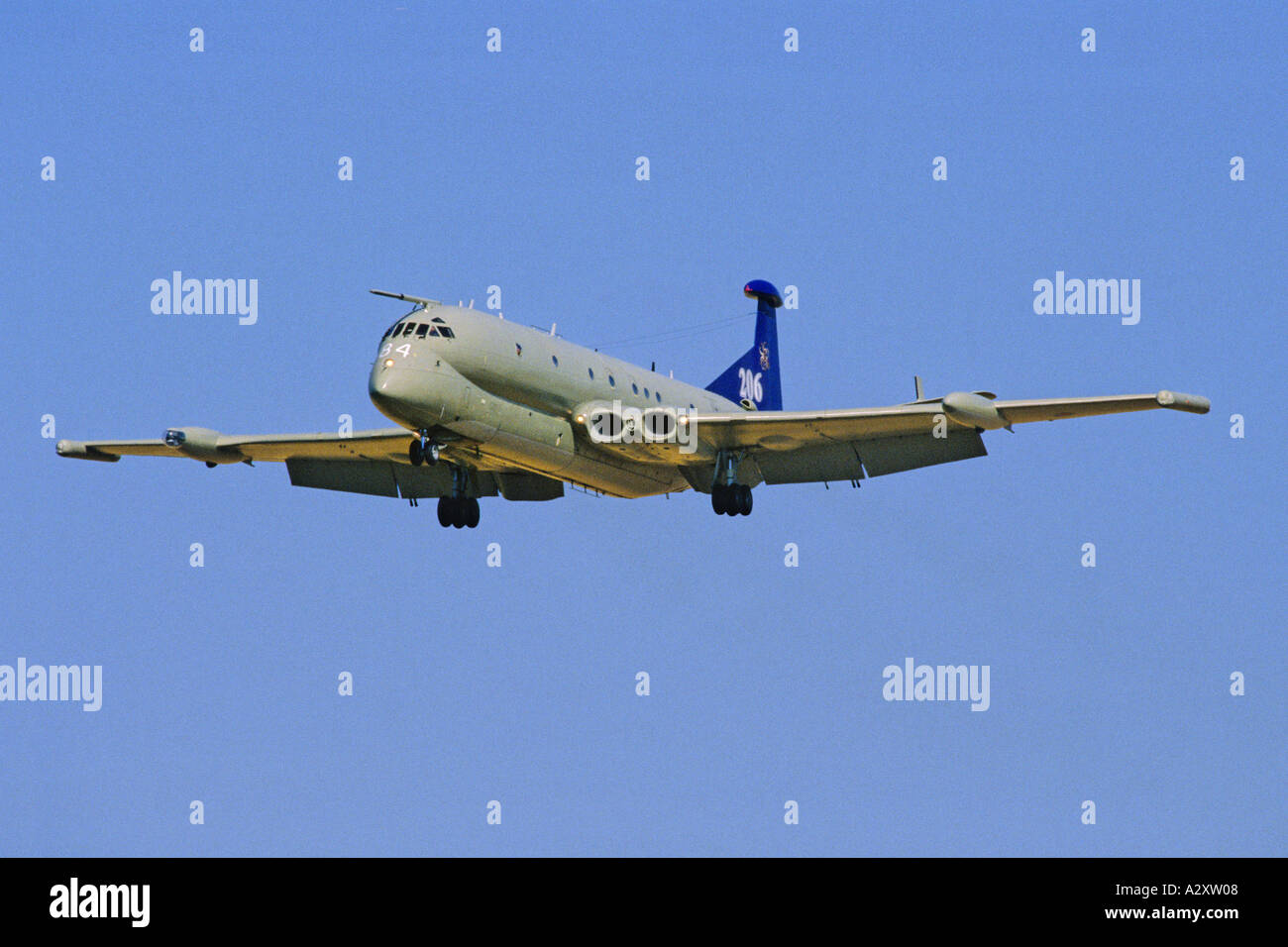 RAF Hawker Siddeley Nimrod MR2 ASW aircraft Stock Photo - Alamy