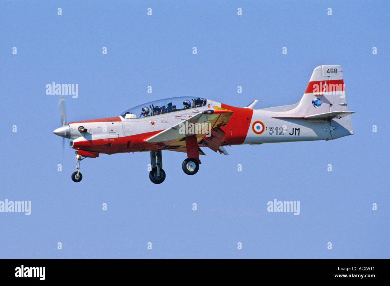 French Air Force Embraer Tucano trainer aircraft Stock Photo - Alamy