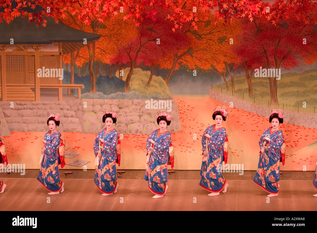 Miyako Odori Spring Dance Performance Kyoto Japan Stock Photo - Alamy