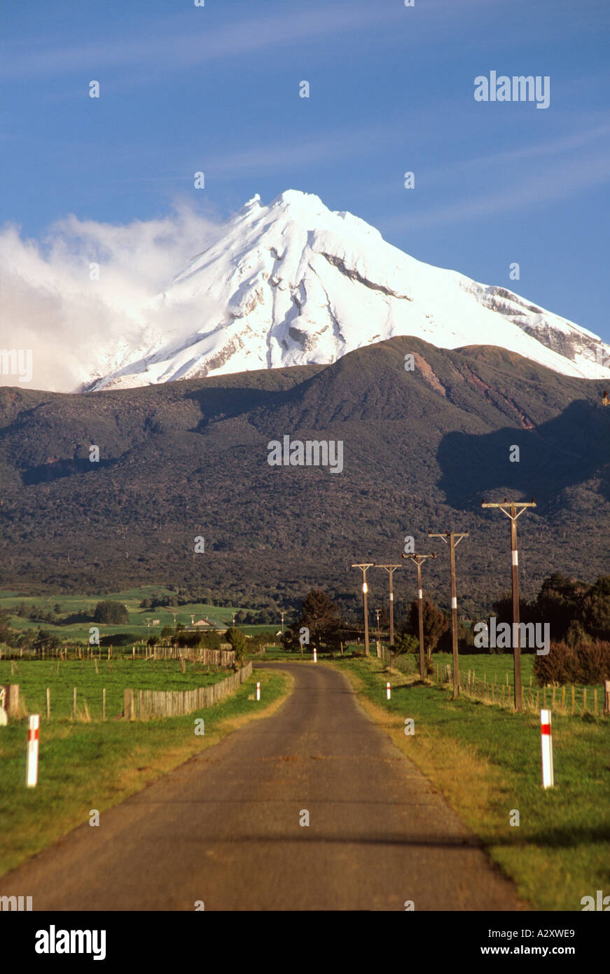 Aerial mount taranaki hi-res stock photography and images - Alamy