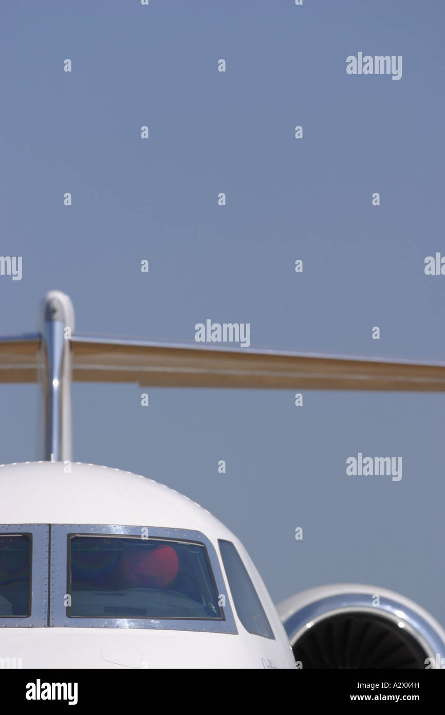 Business executive jet bizjet VIP aircraft plane Stock Photo - Alamy