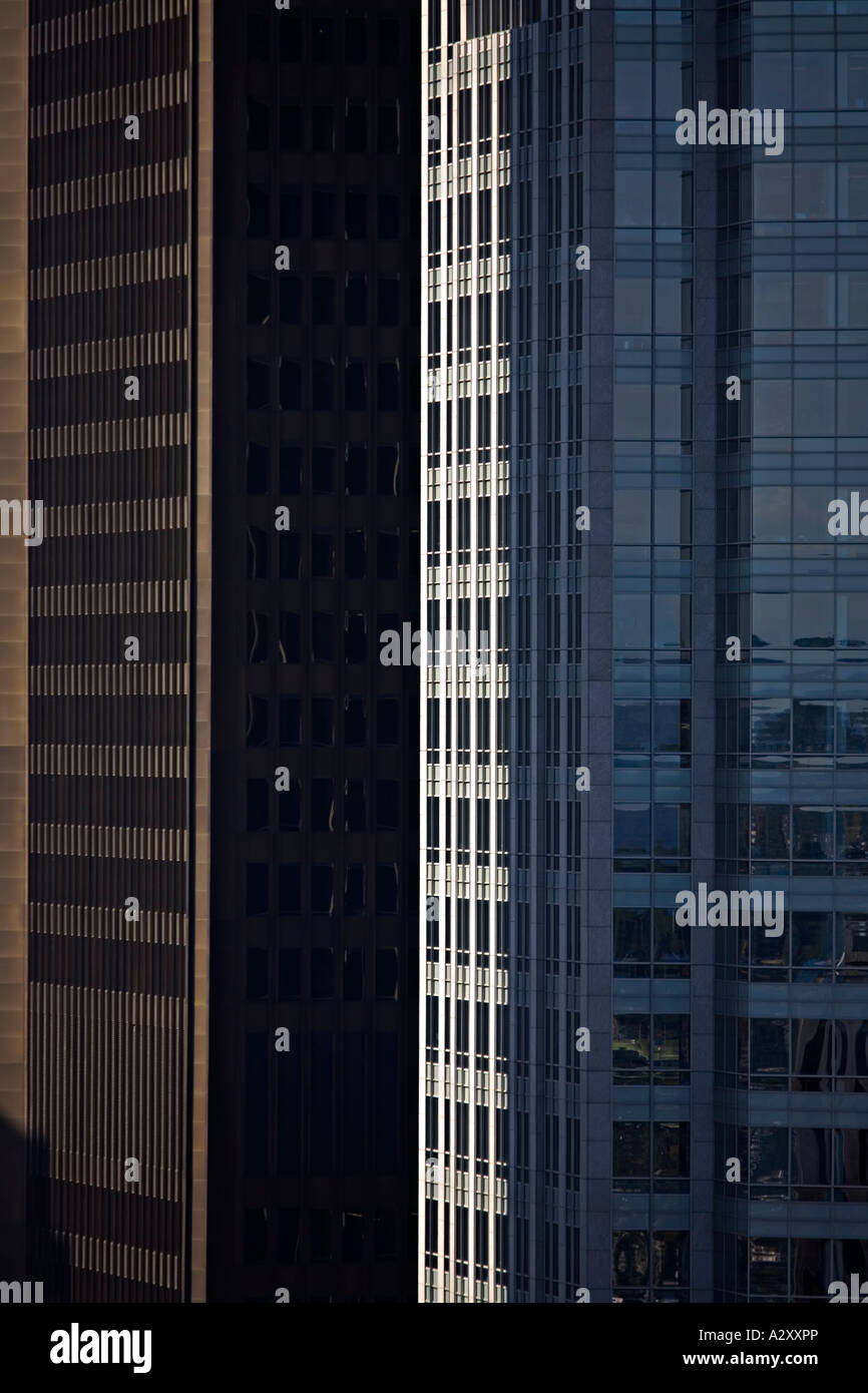 Light catching edge of skyscraper building in central Seattle USA Stock ...