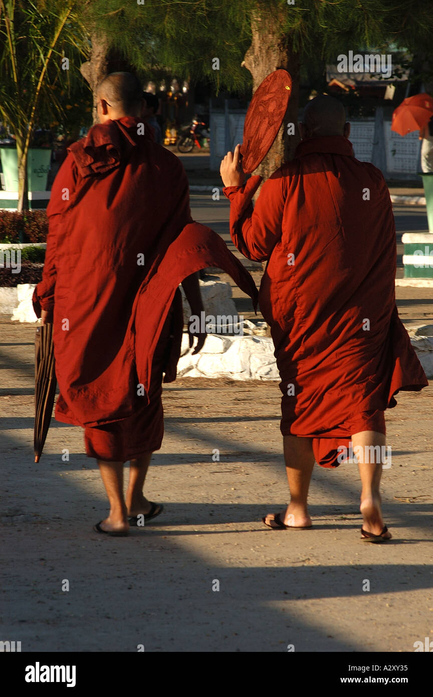monks Pathein Burma Myanmar Stock Photo - Alamy