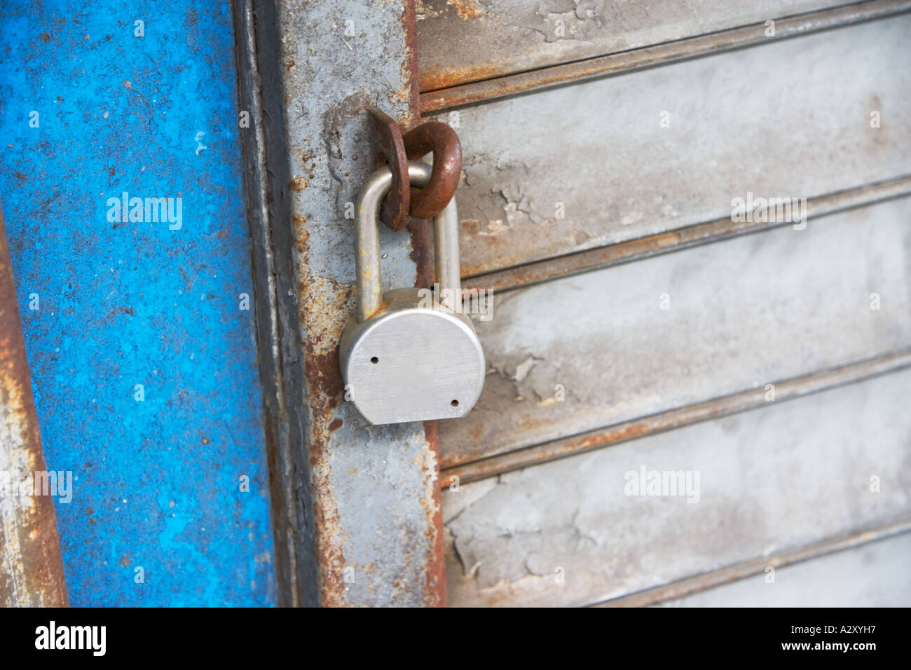 LOCK ON GATE Stock Photo - Alamy