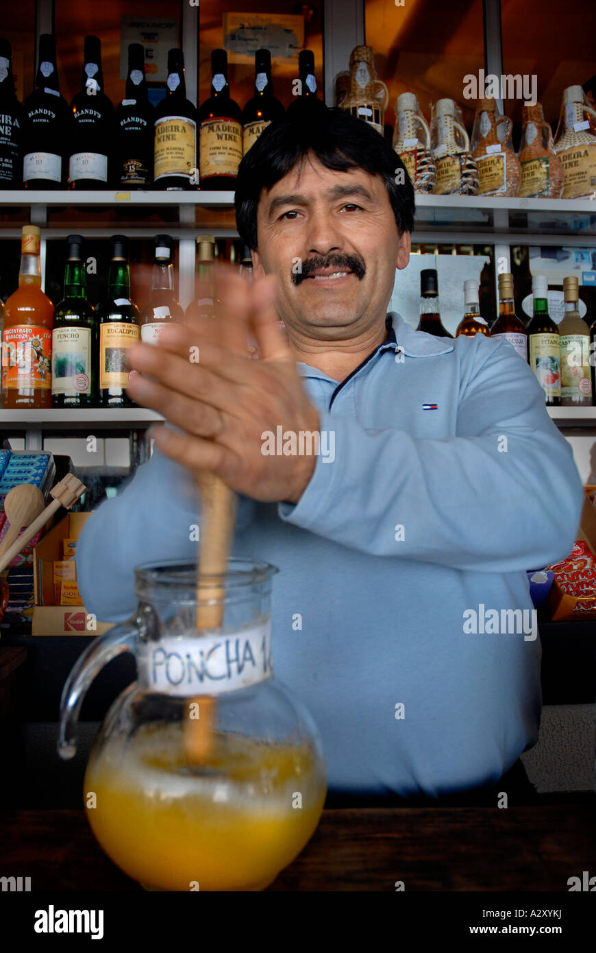 Poncha Typical drink of Madeira islands Portugal Stock Photo - Alamy