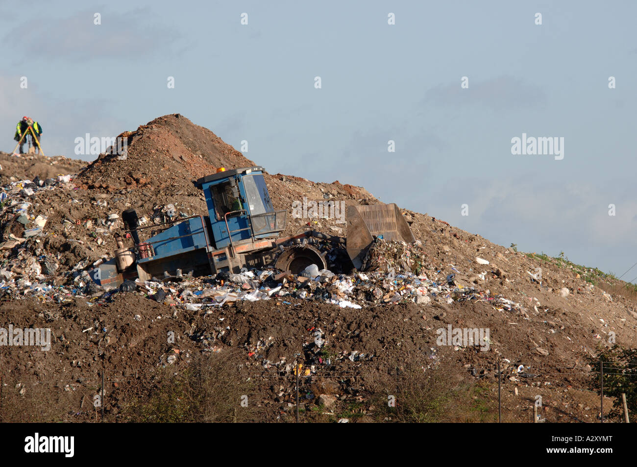 Landfill Site in operation Stock Photo - Alamy