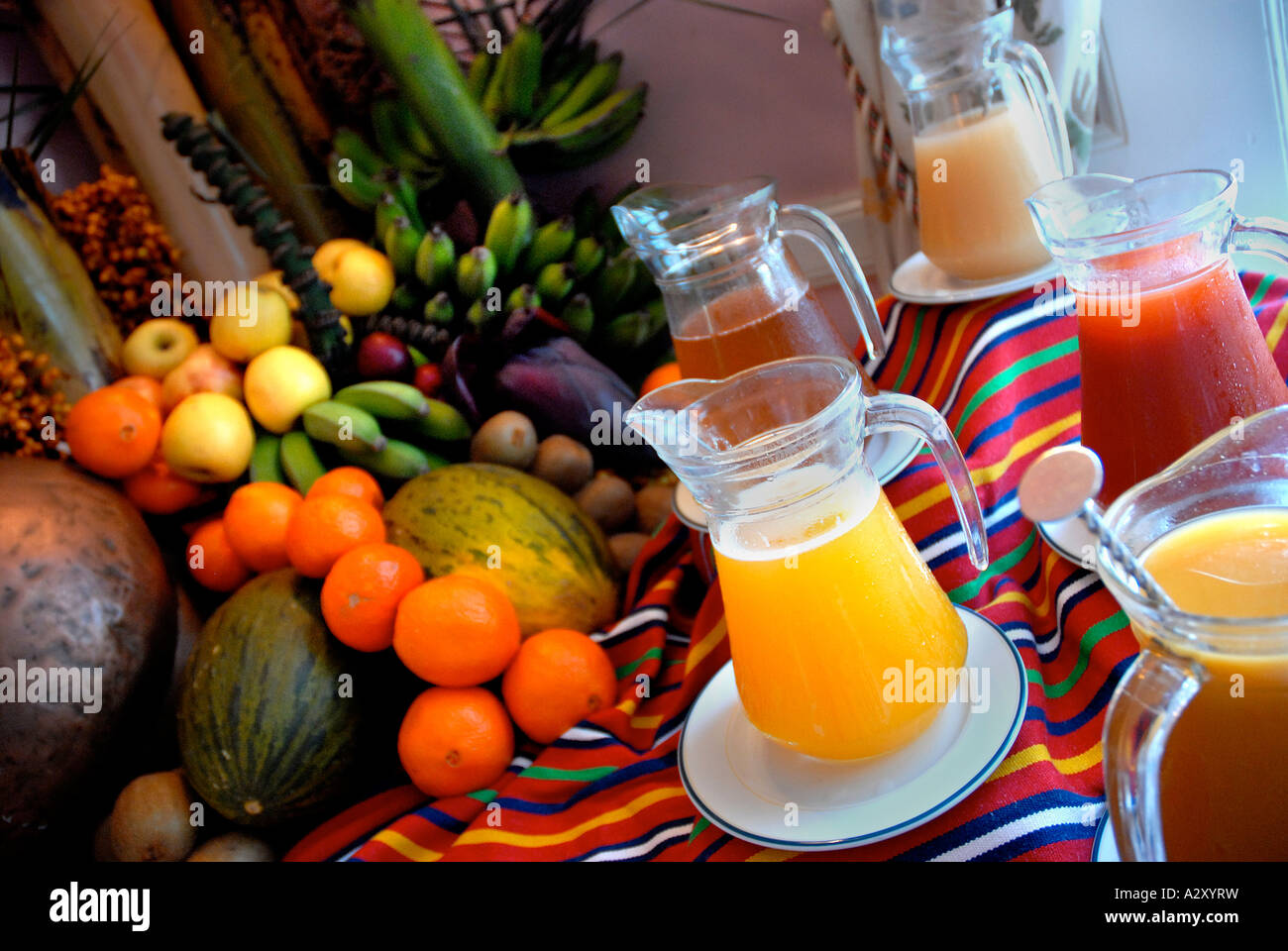 Buffet Madeira islands Portugal Stock Photo - Alamy