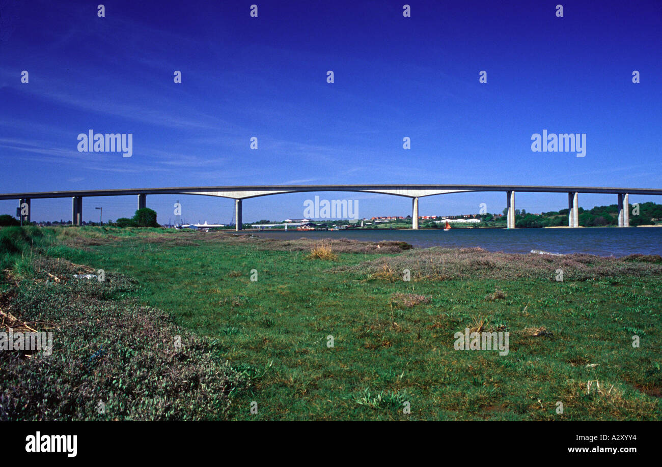 Orwell bridge Ipswich Suffolk Stock Photo - Alamy