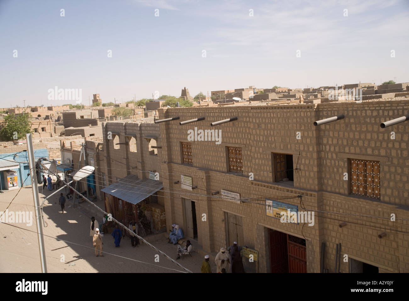 Buildings in central Timbuktu, Mali, West Africa Stock Photo - Alamy