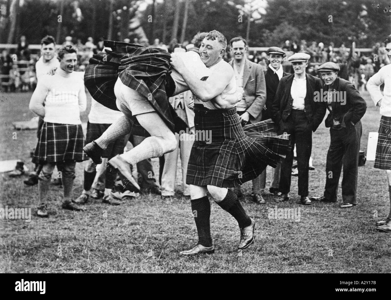 The Highland Games in the Scottish town of Aboyne have been held since ...