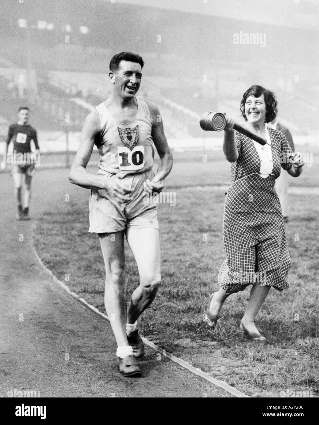 Walking into the stadium Black and White Stock Photos & Images - Alamy