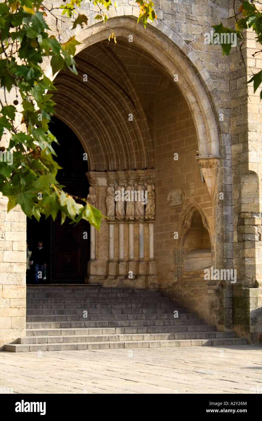 Évora Cathedral, the largest cathedral in Portugal. Romanesque / Gothic ...