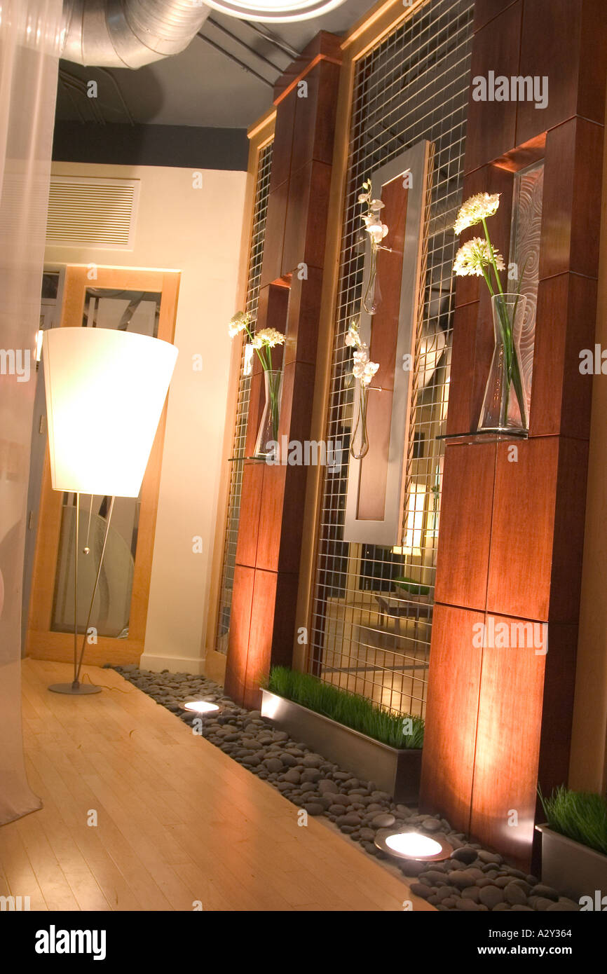 architecture interior hallway, miami living , beautiful lighting Stock ...