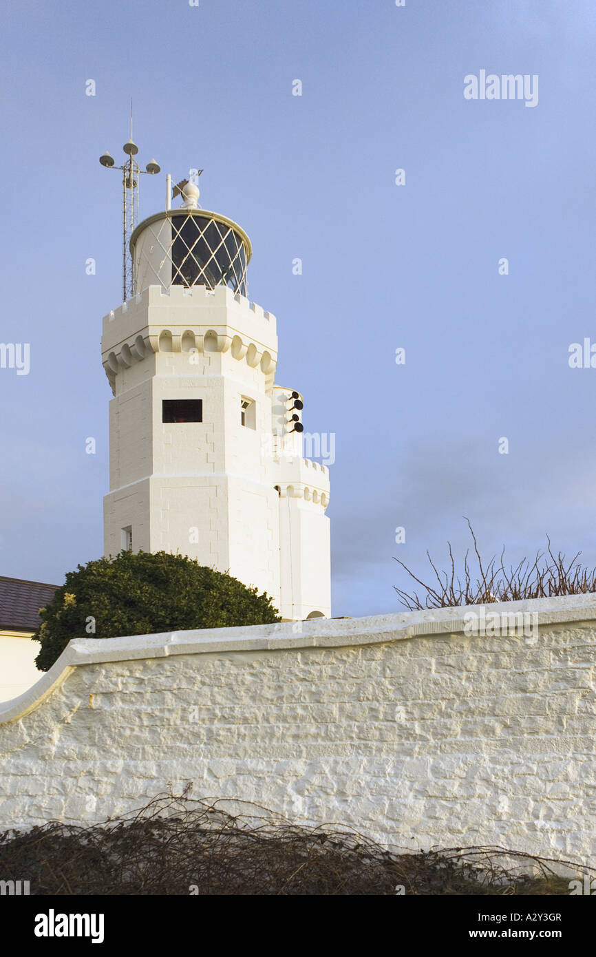 St Catherine's Lighthouse Isle of Wight "Cow & Calf" Towers Showing ...