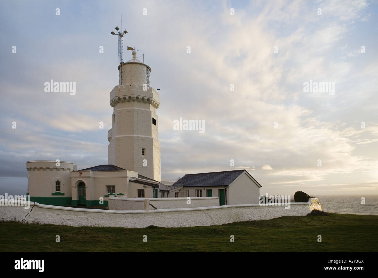 St Catherine's Lighthouse Isle of Wight Stock Photo - Alamy