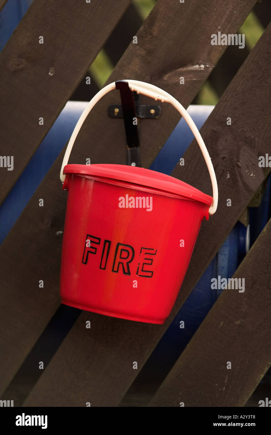 Fire extinguisher sand bucket hi-res stock photography and images - Alamy