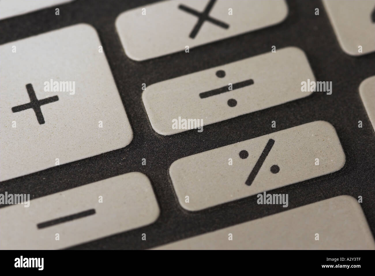 maths signs on a calculator Stock Photo - Alamy