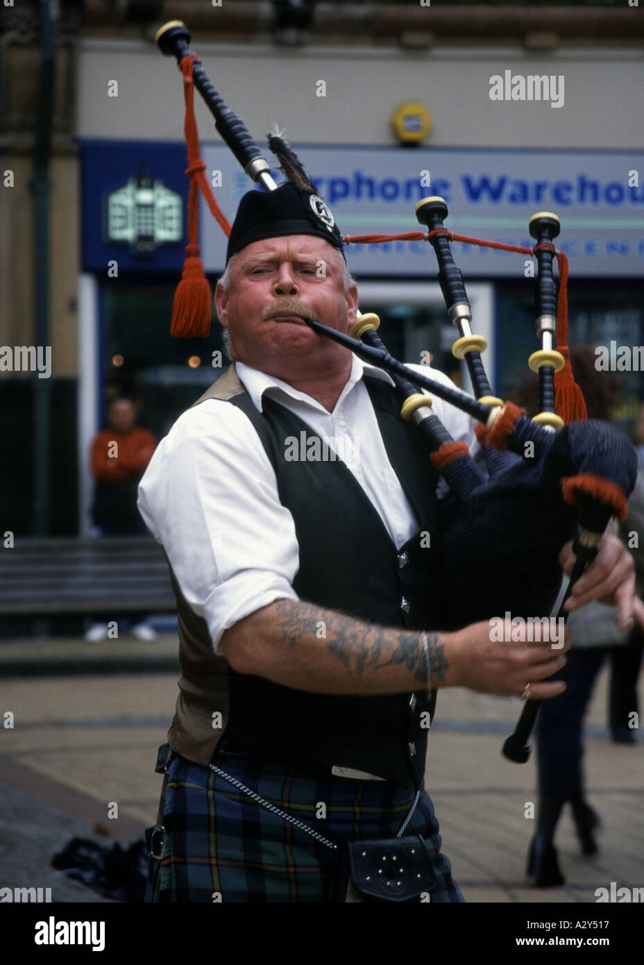 Scots Pipe Belfast Stock Photo - Alamy