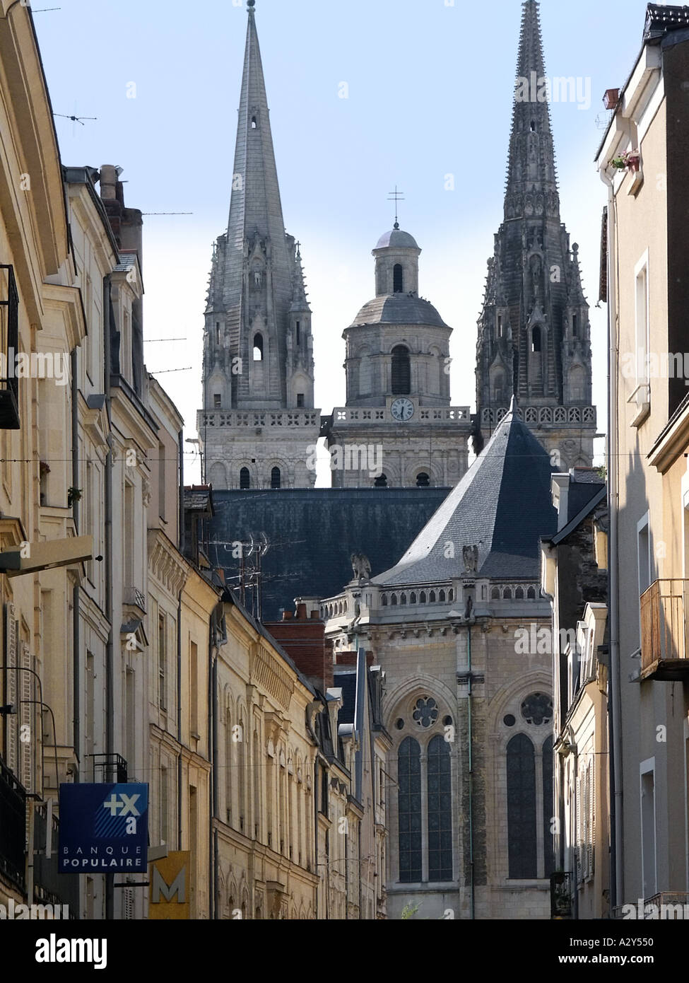 loire valley and centre france anjou maine et loire angers old town ...