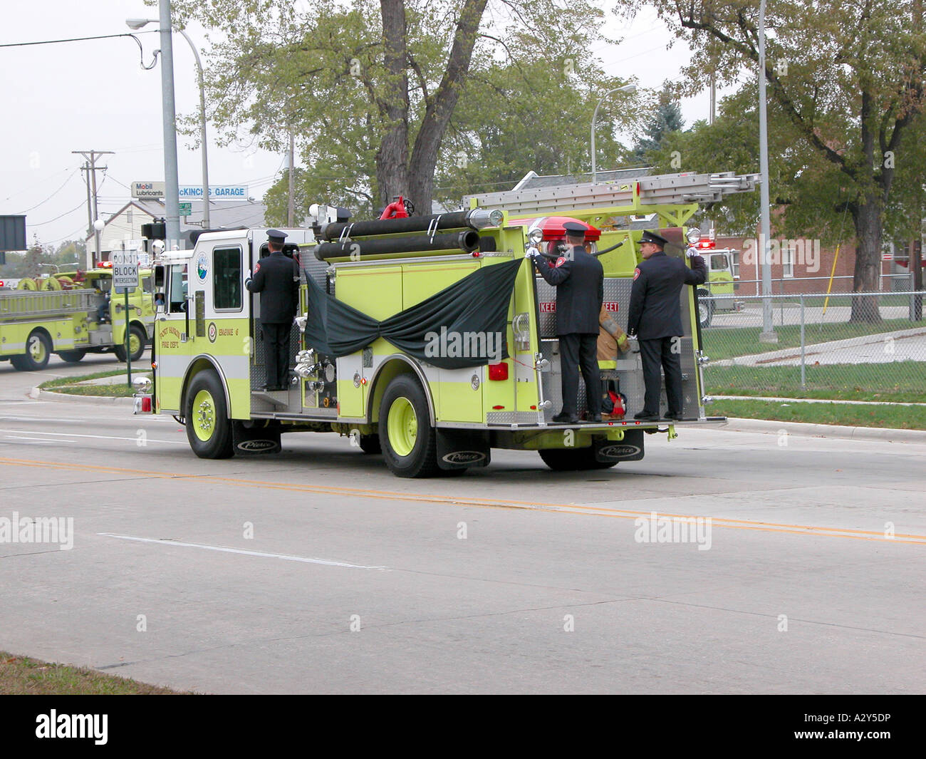 Firefighter funeral ceremony hi-res stock photography and images - Alamy