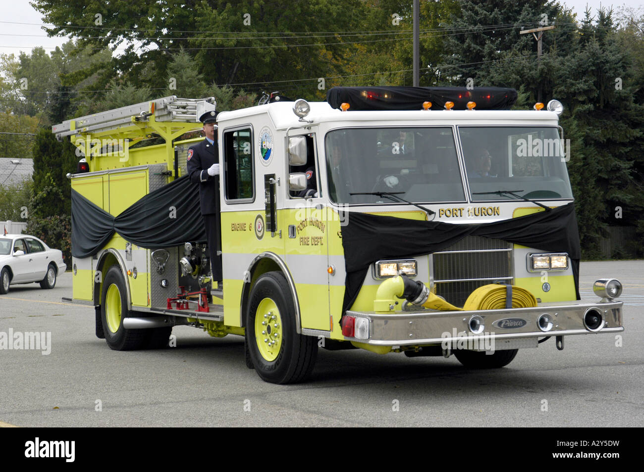 Firefighter funeral ceremony hi-res stock photography and images - Alamy