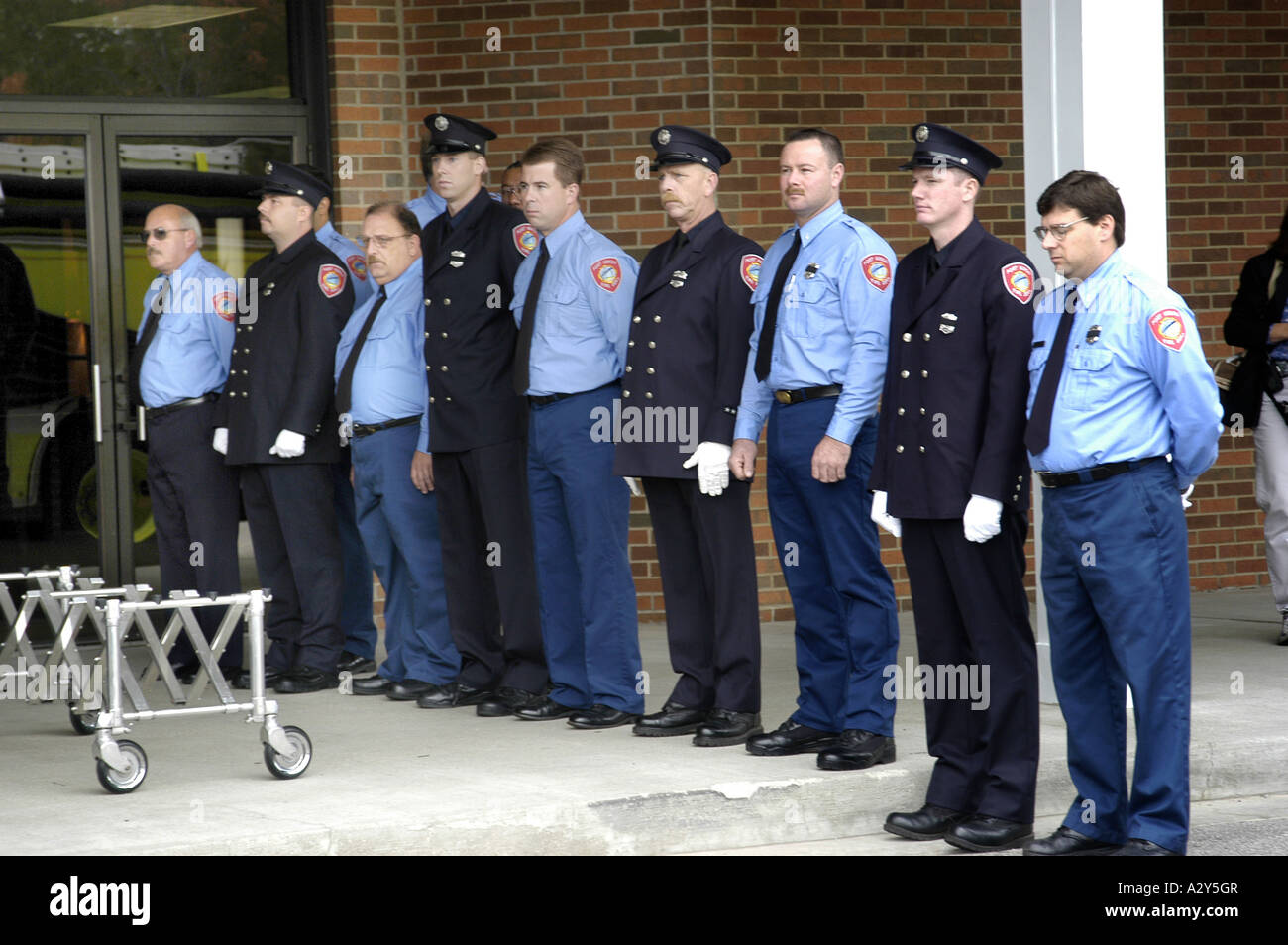 Firefighter funeral ceremony hi-res stock photography and images - Alamy