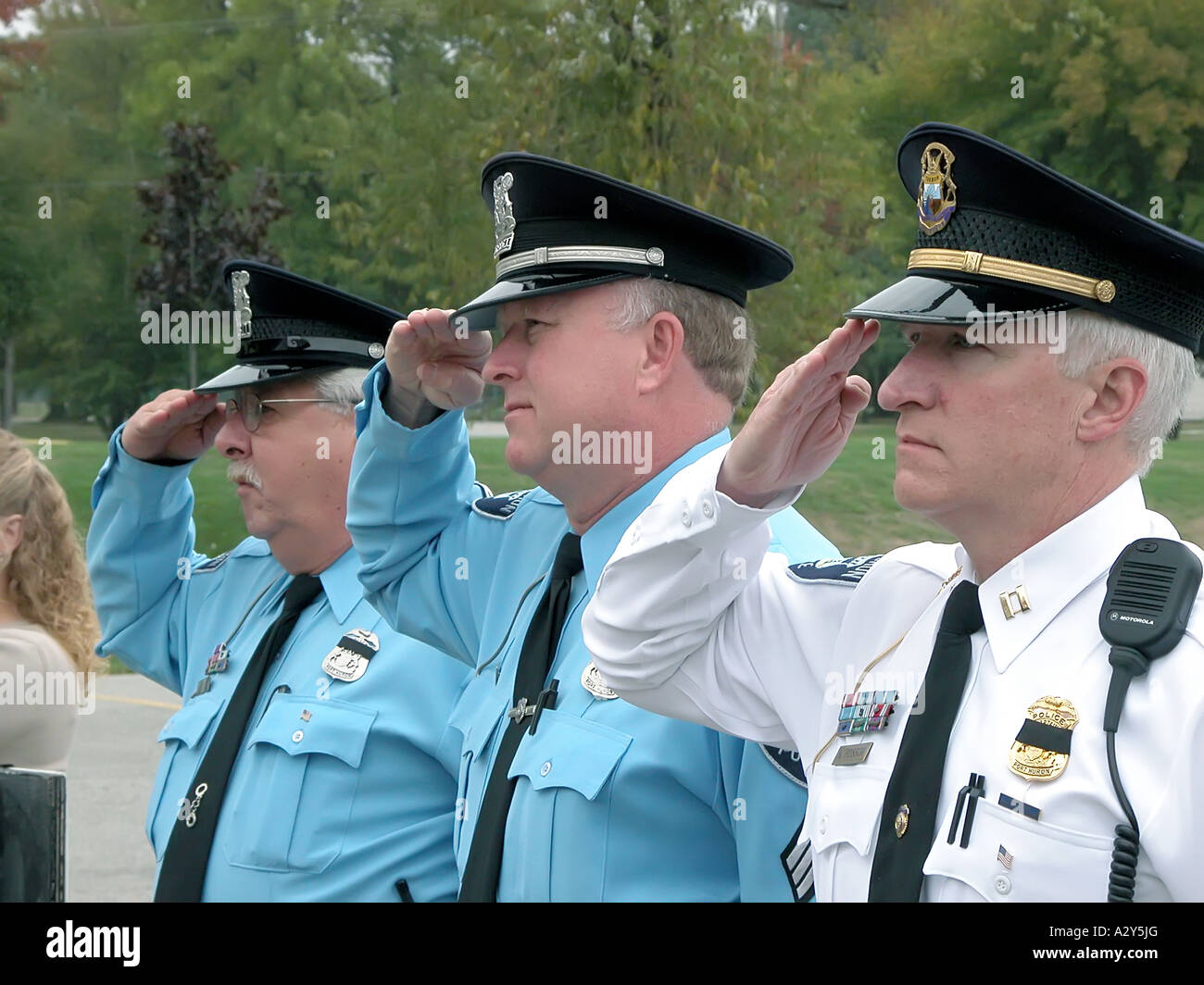 Saluting fireman hi-res stock photography and images - Alamy