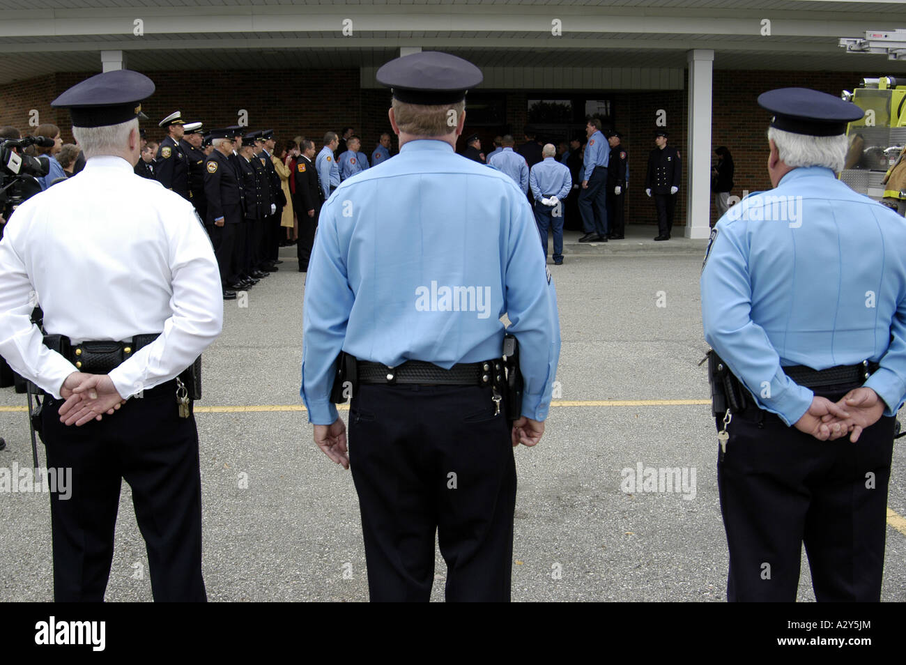 Firefighter funeral ceremony hi-res stock photography and images - Alamy