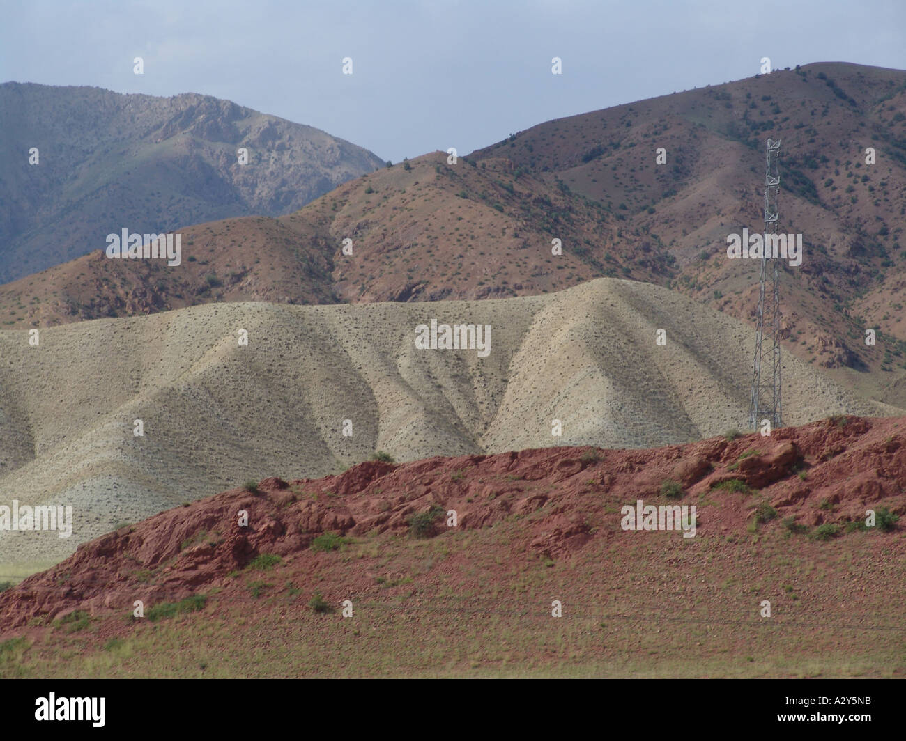 Gorges and rocky landscapes, between Kars and Barhal, Turkey August ...