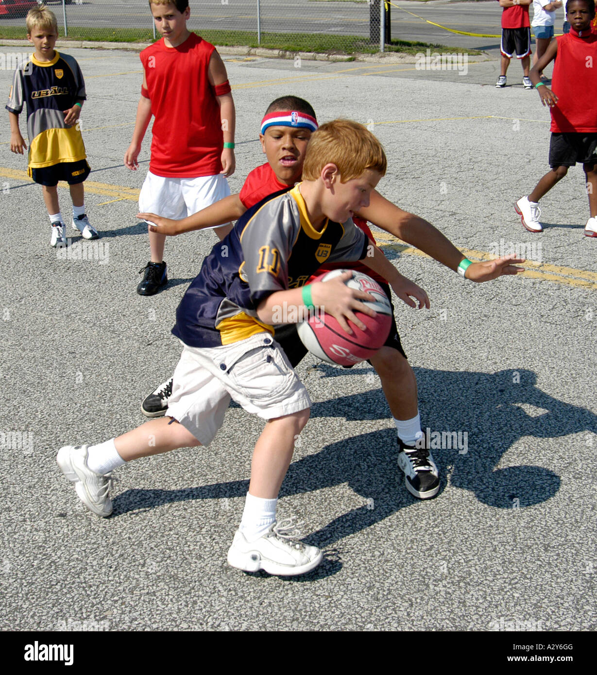Kids Basketball Outside