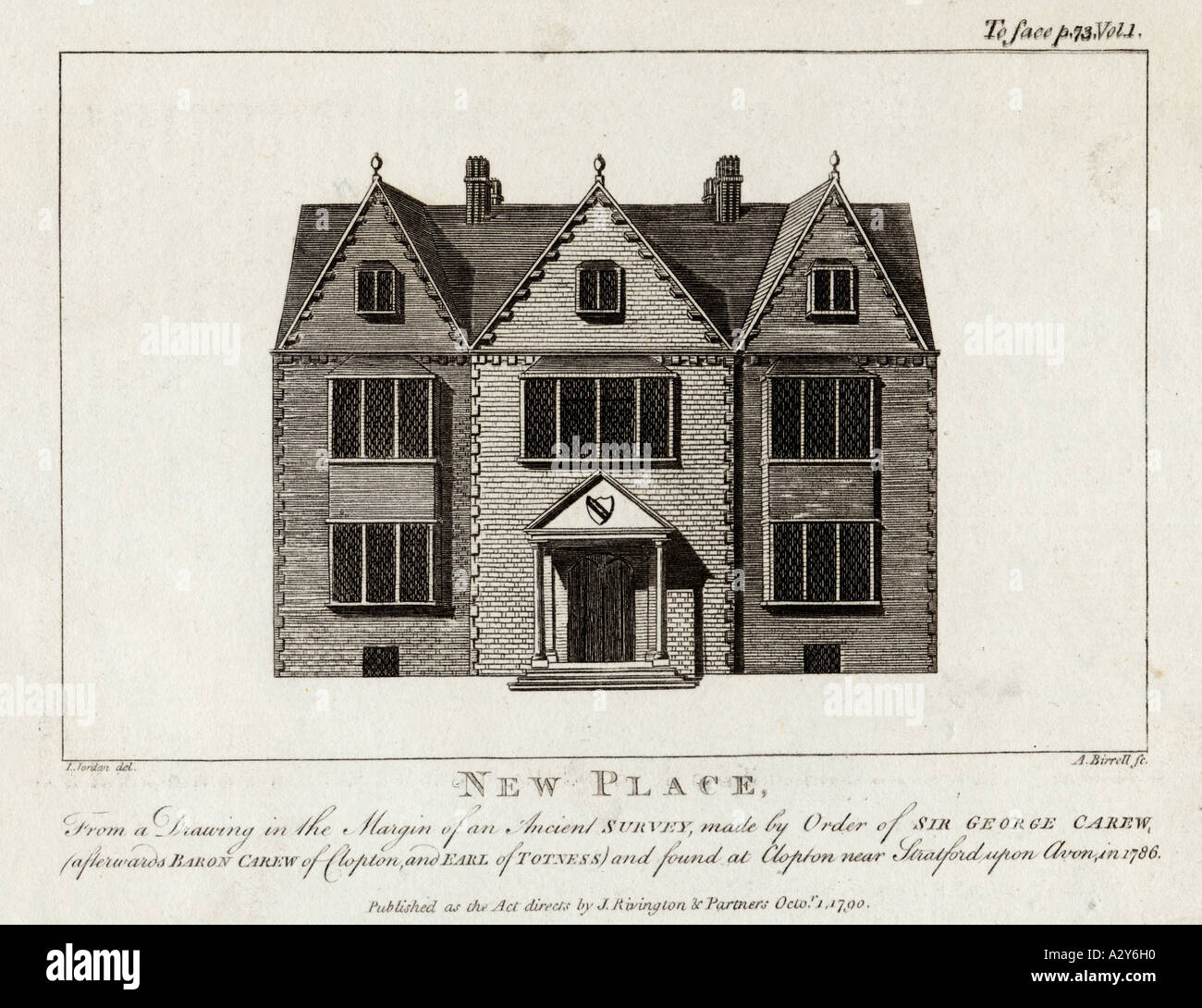 Shakespeare New Place Stock Photo - Alamy