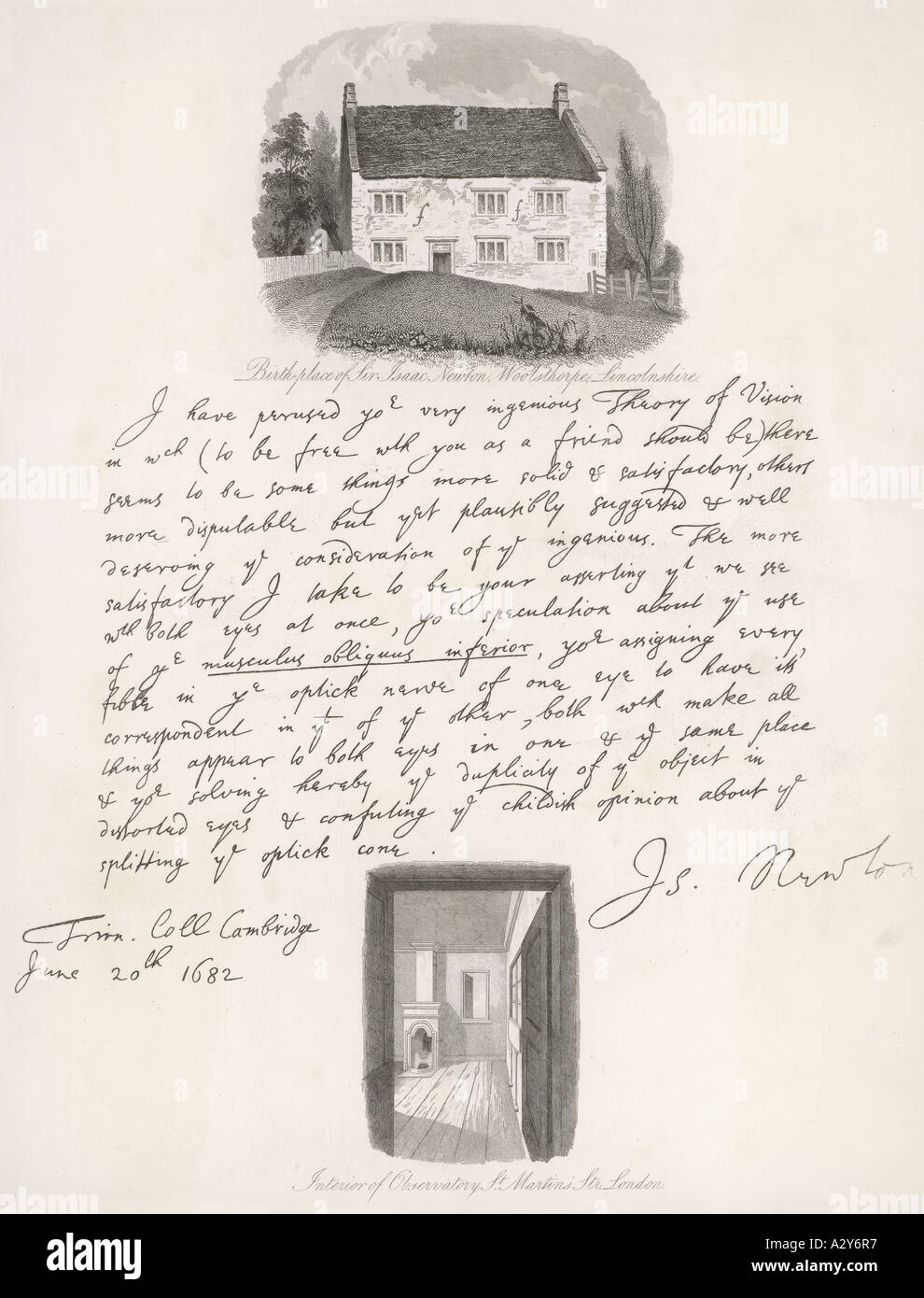 The newton letter hi-res stock photography and images - Alamy