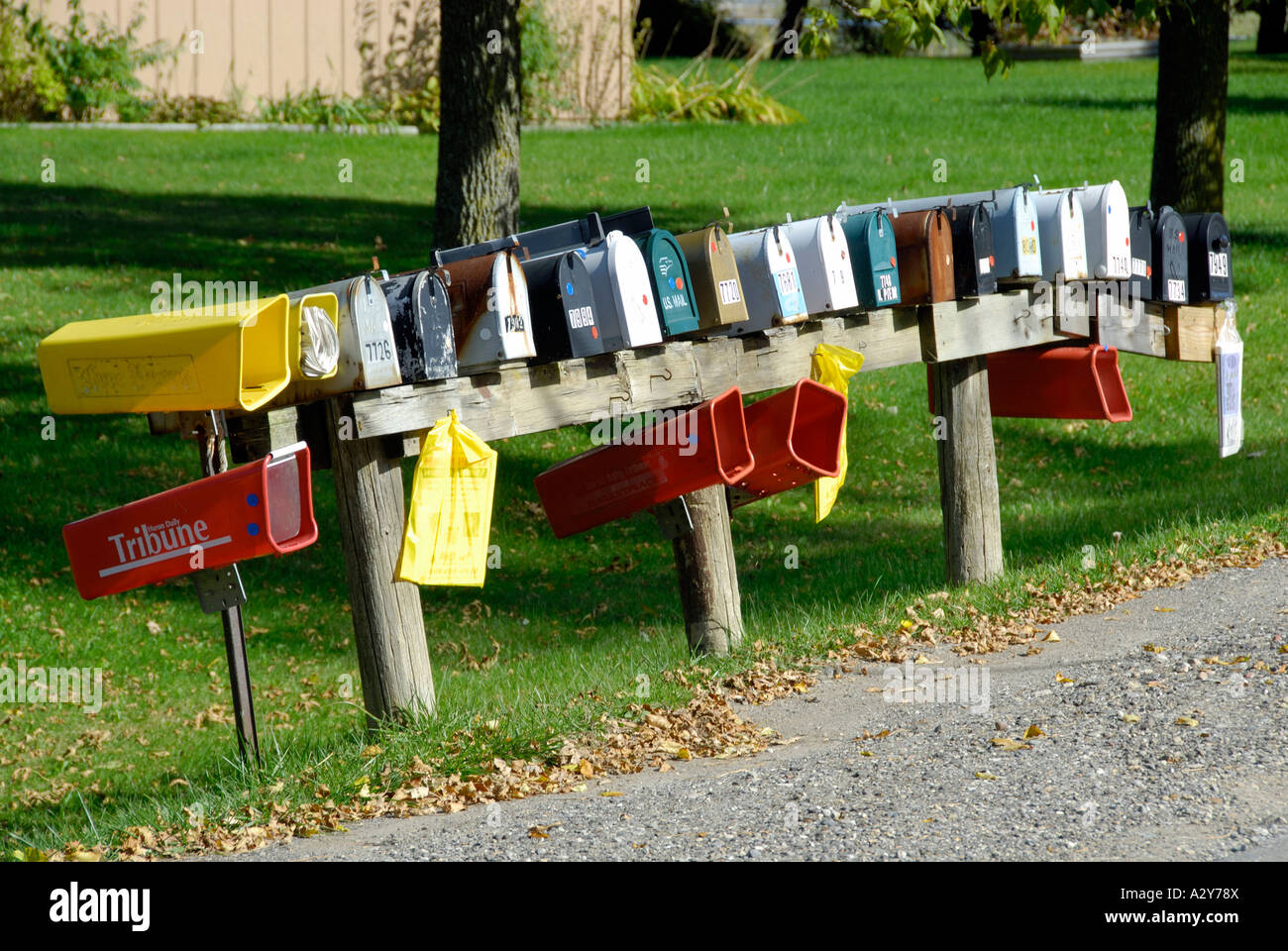 Rural mail carrier hi-res stock photography and images - Alamy