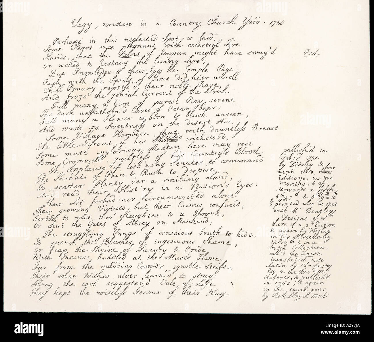 Poem manuscript hi-res stock photography and images - Alamy