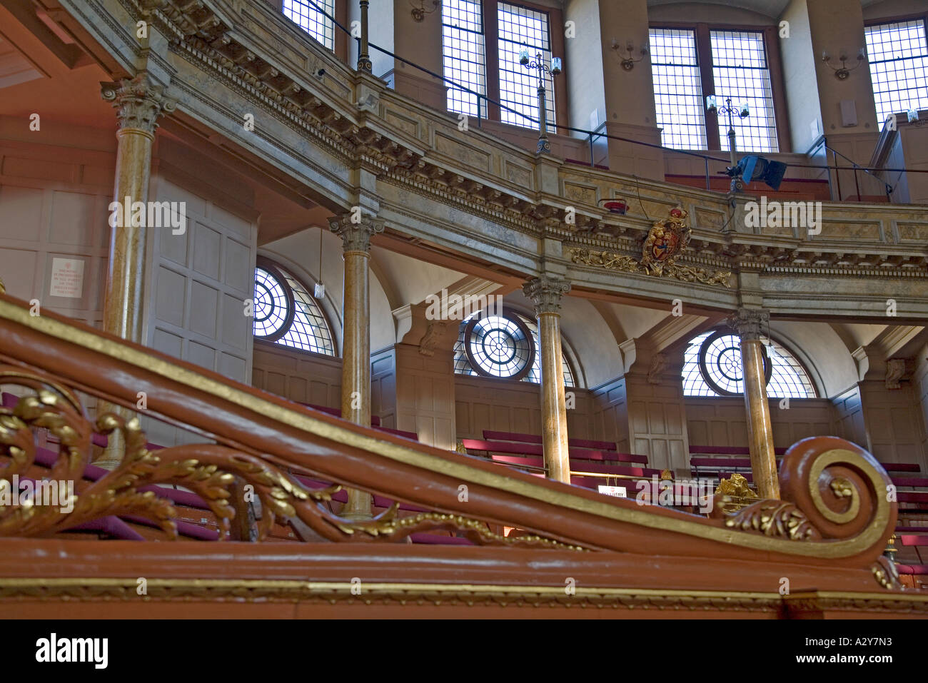 Interior of Sheldonian Theatre Oxford 2 Stock Photo - Alamy